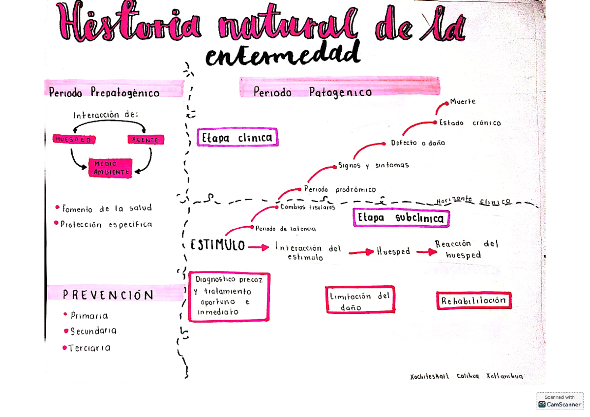 Historia DE LA Enfermedad - Historia natural de la entermedad Periodo ...