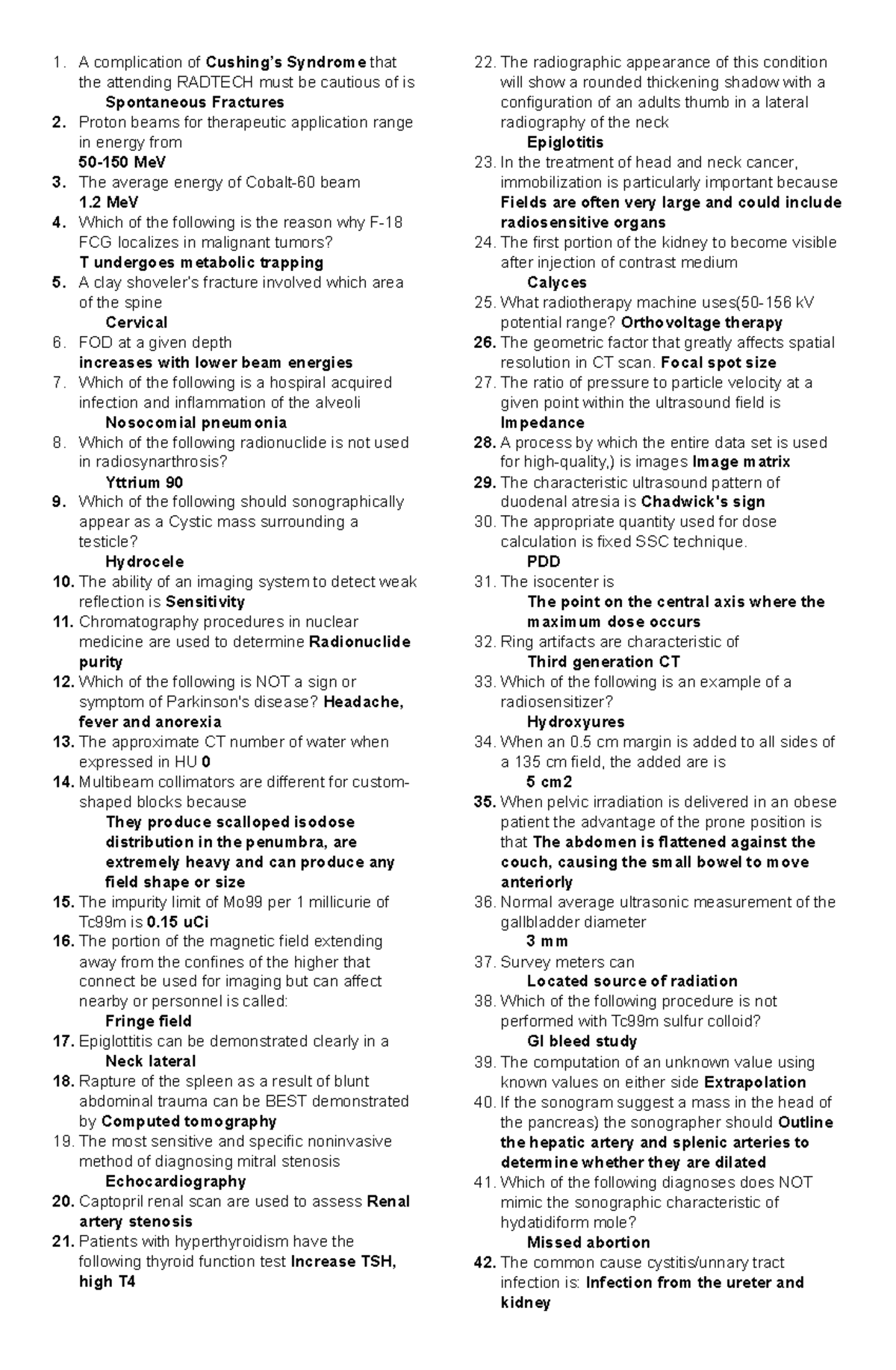 Reading- Radsci- Equipp - A complication of Cushing’s Syndrome that the ...