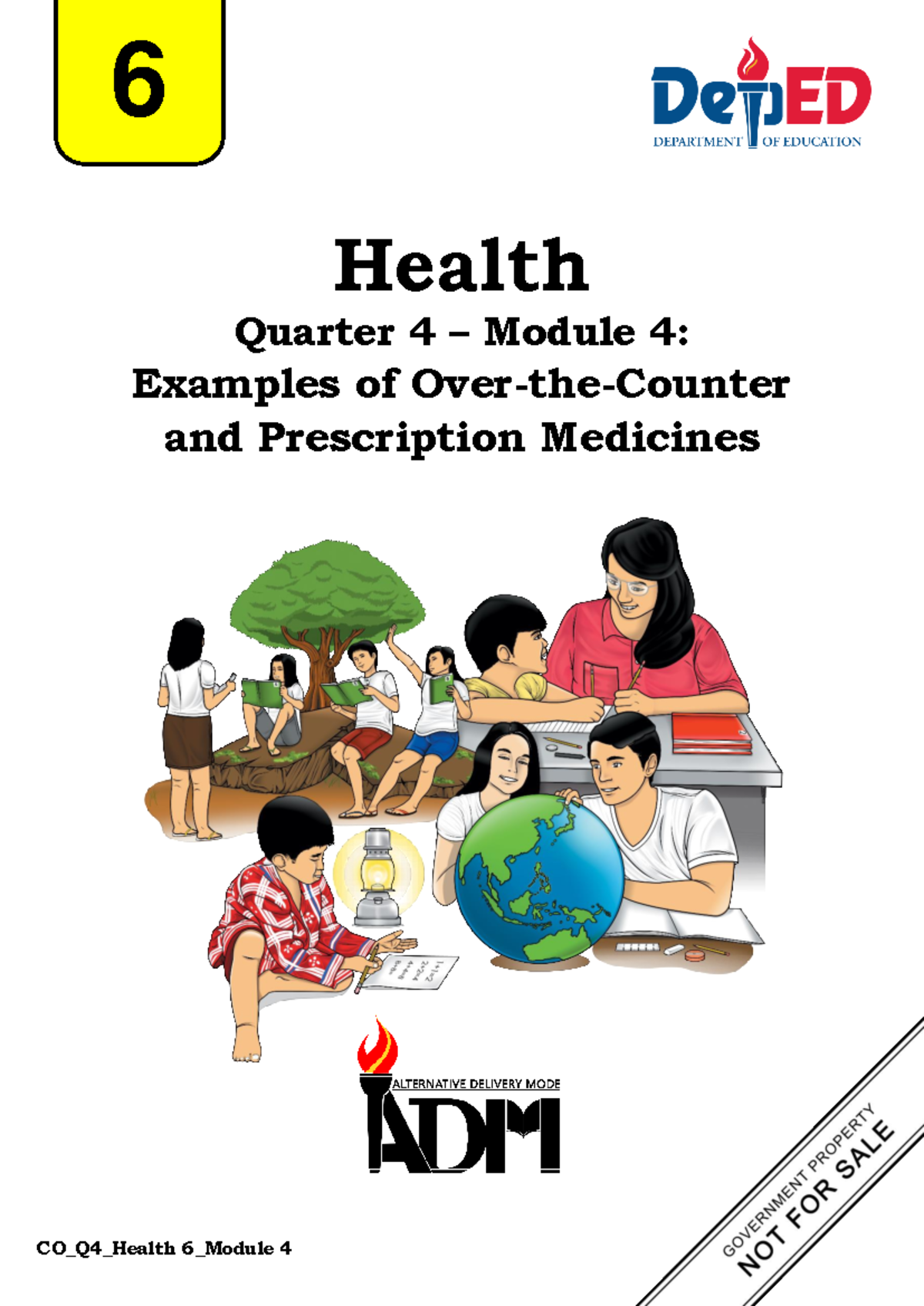 Health 6 Q4 Module 4: Over-the-Counter & Prescription Medicines - Studocu