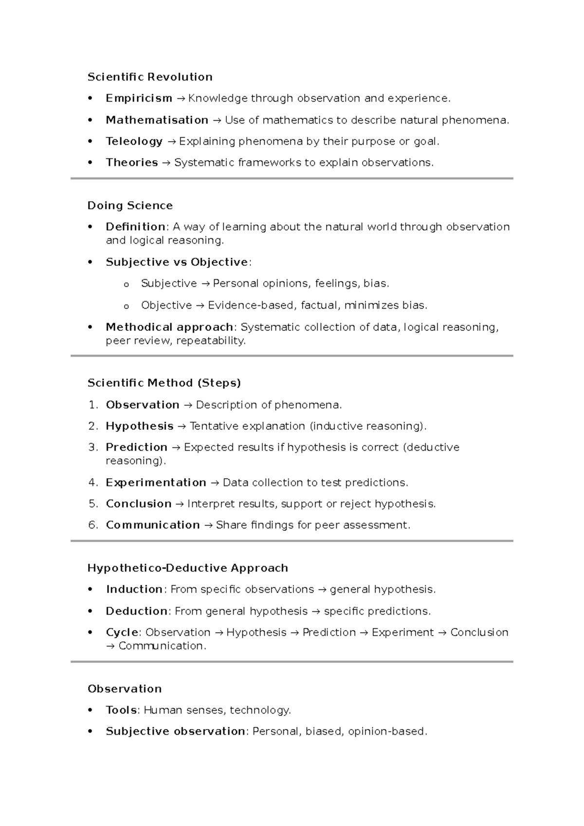 BIOL200 Scientific Method and Empirical Research Summary - Studocu