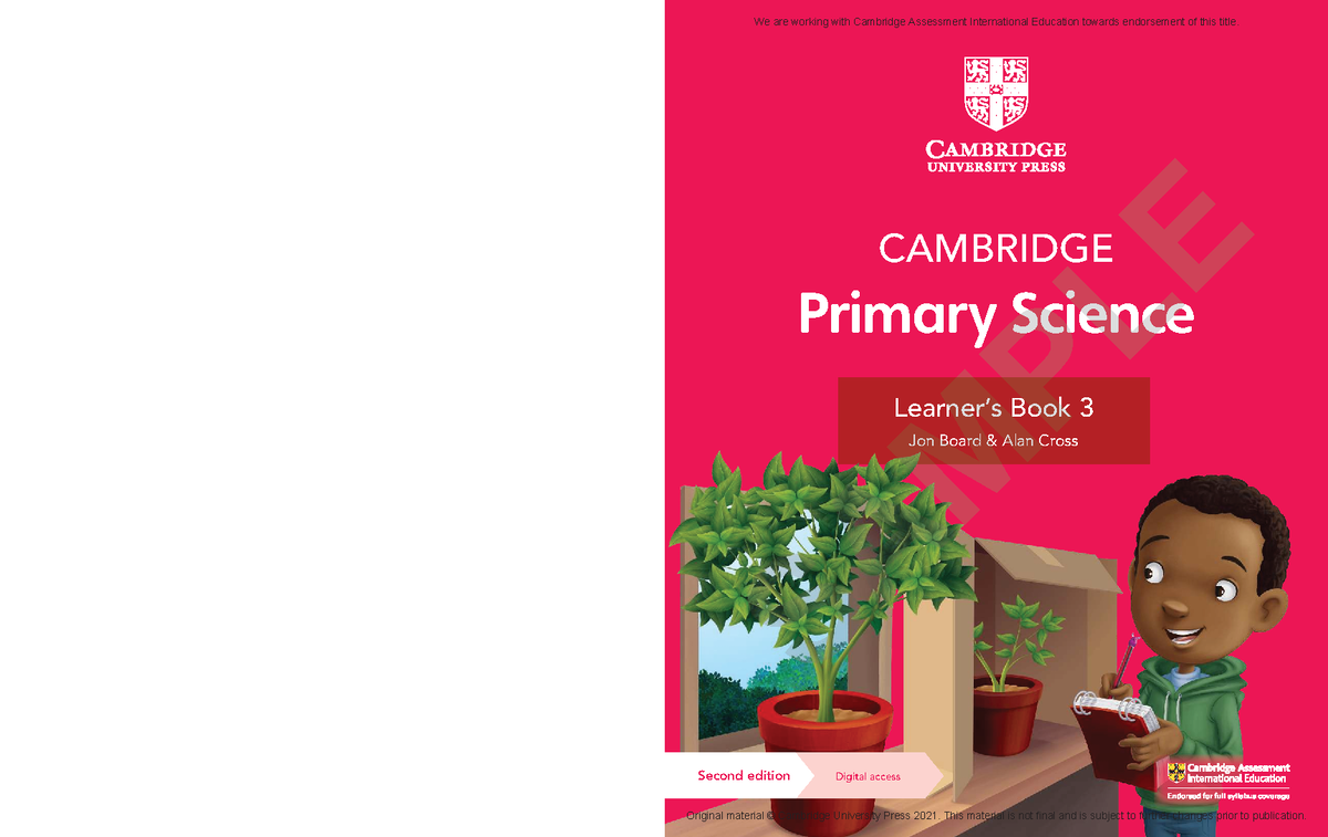 Cambridge Primary Science: Understanding Living Plants (PL E) - Studocu