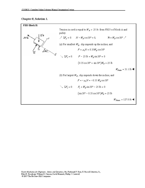 Chapter 06 - Beer, F. Statics and Dynamics 8Ed Solution Manual - Vector ...