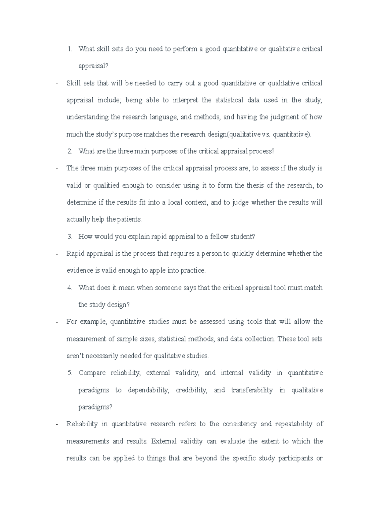 Critical thinking 4 - class work module - What skill sets do you need ...