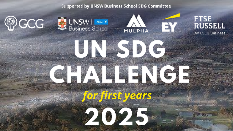 UNSW Business School SDG Challenge Case Brief 2025 - Studocu