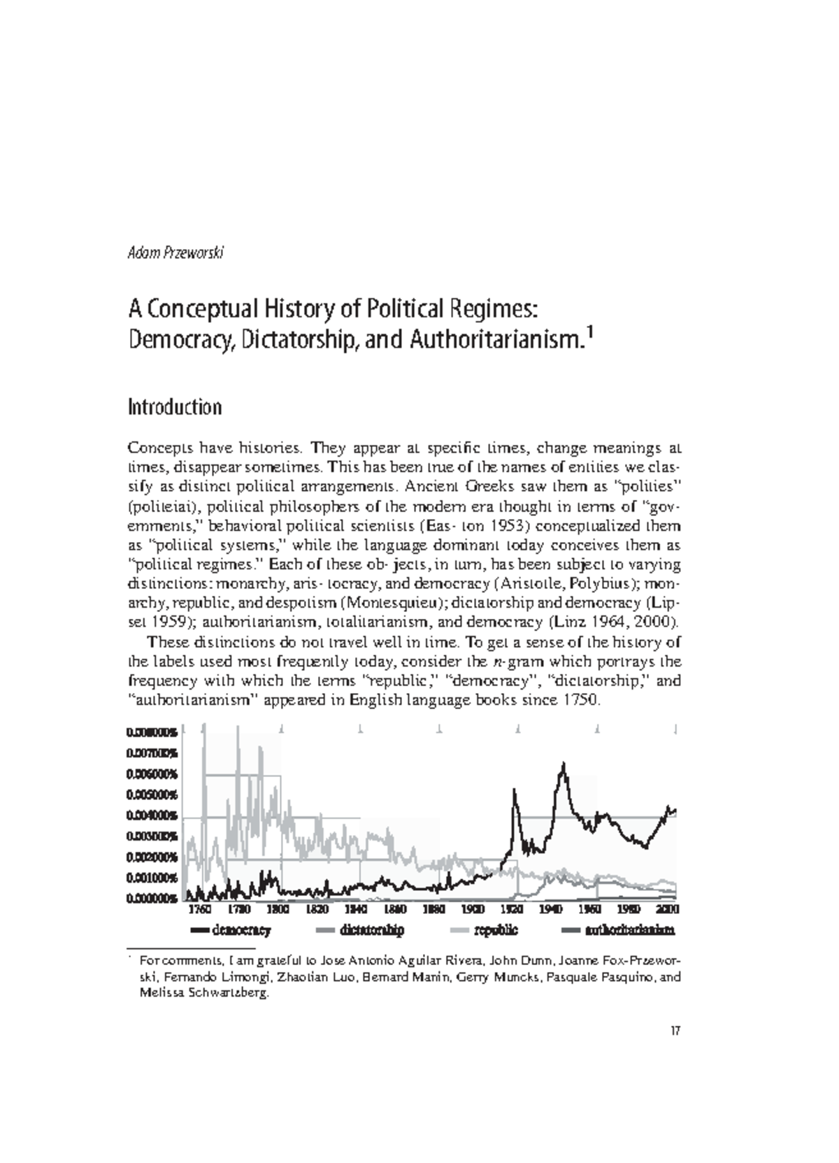 New Title: POLS 301: New Authoritarianism and Its Impact on 21st ...