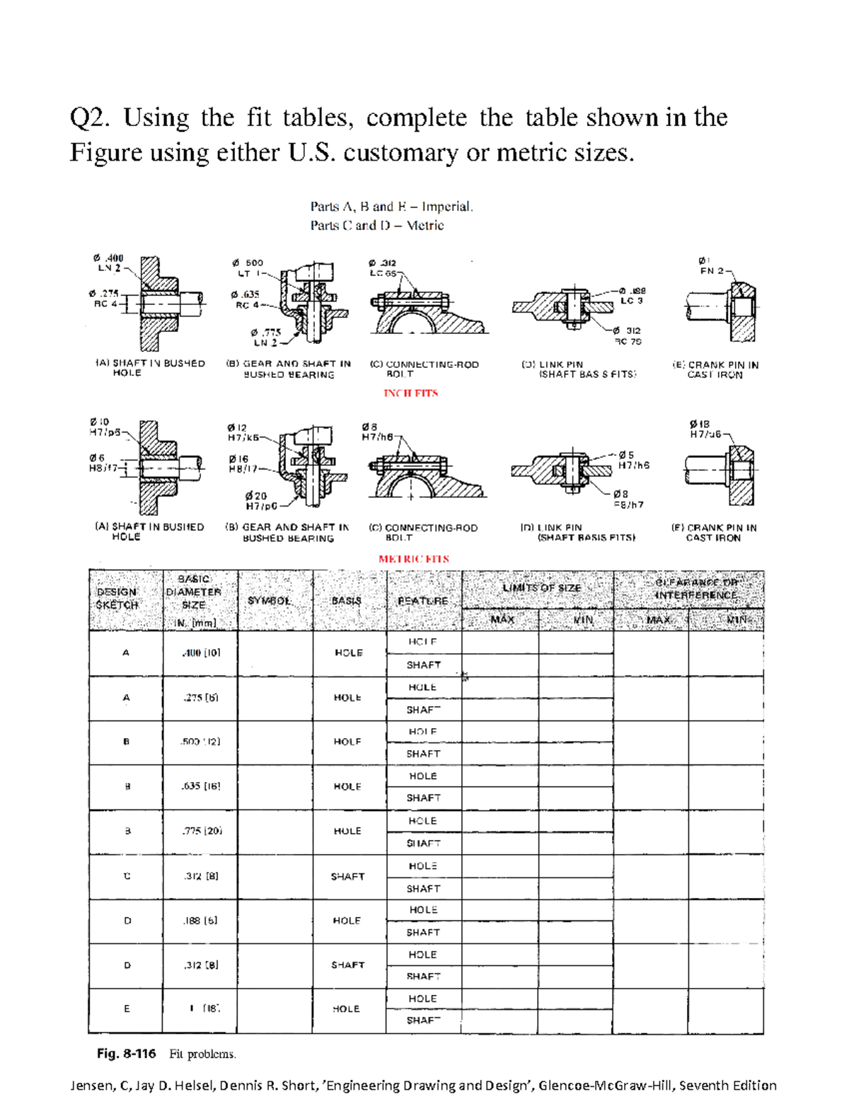 Assignment 3 (2024)-2 - Miae 313 Assignement - MECH 313 - 2 Q2. Using ...