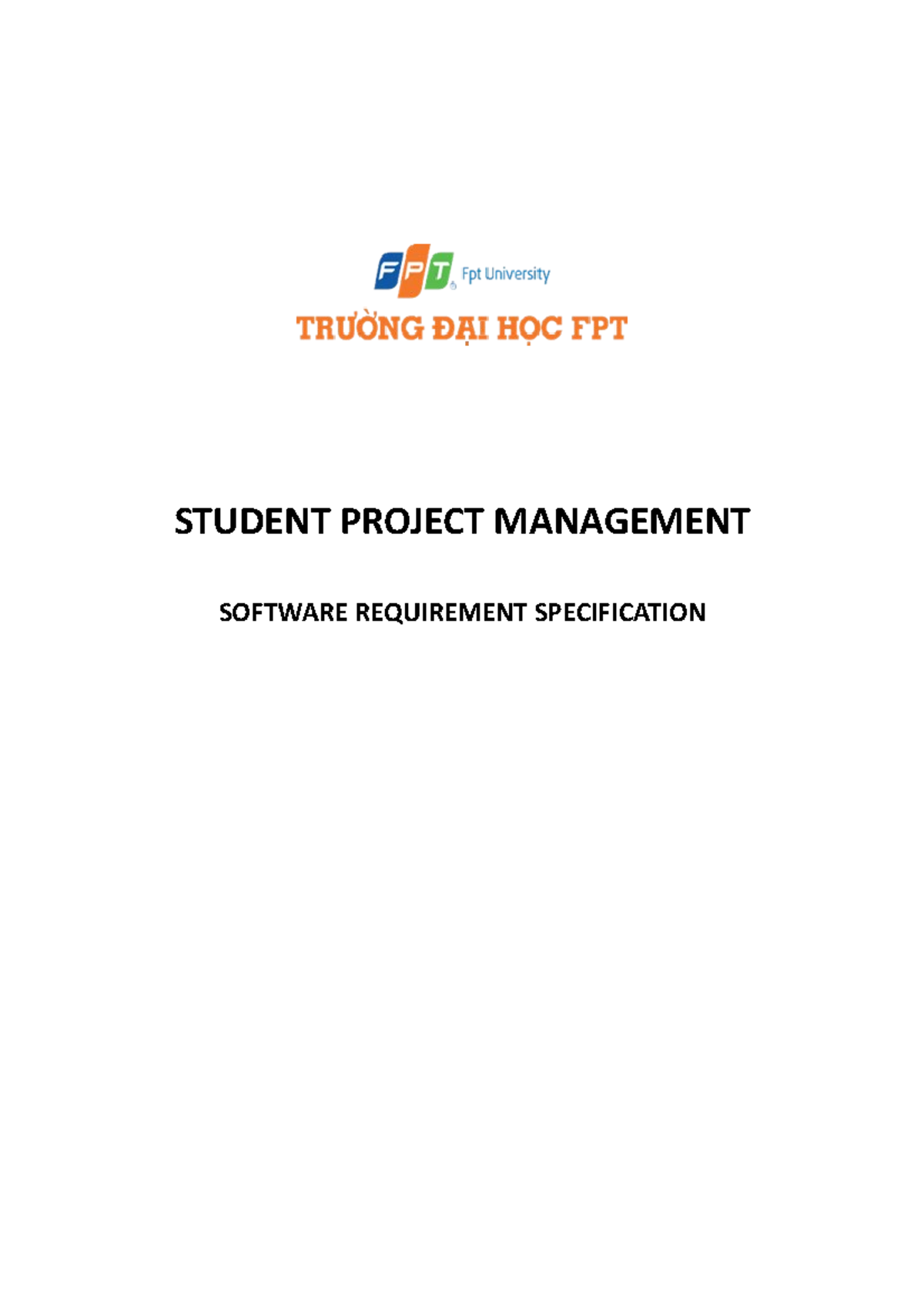 SRS ISP - aaaa - STUDENT PROJECT MANAGEMENT SOFTWARE REQUIREMENT ...