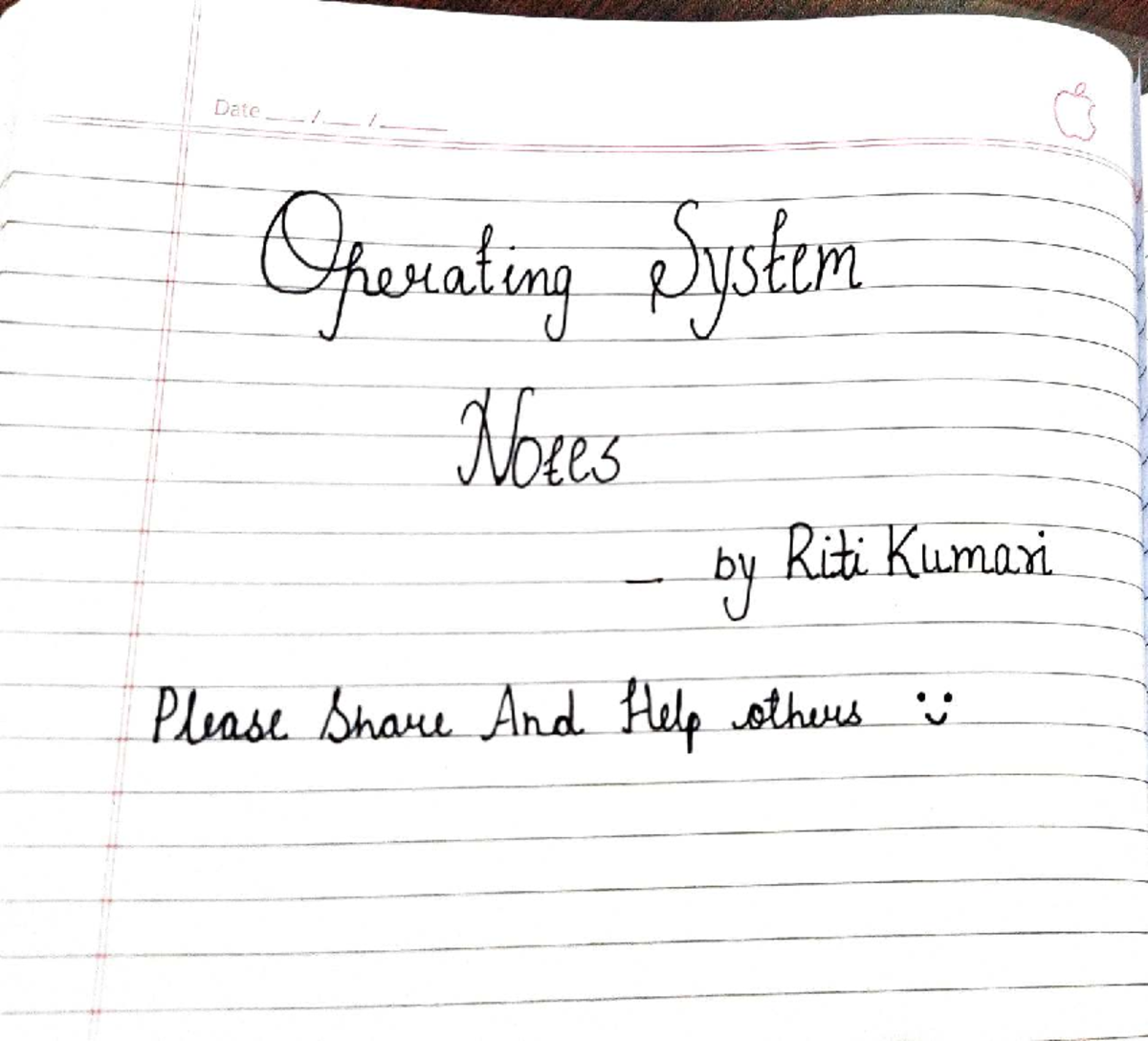 Operating System Lecture Notes - Types & Functions Overview - Studocu