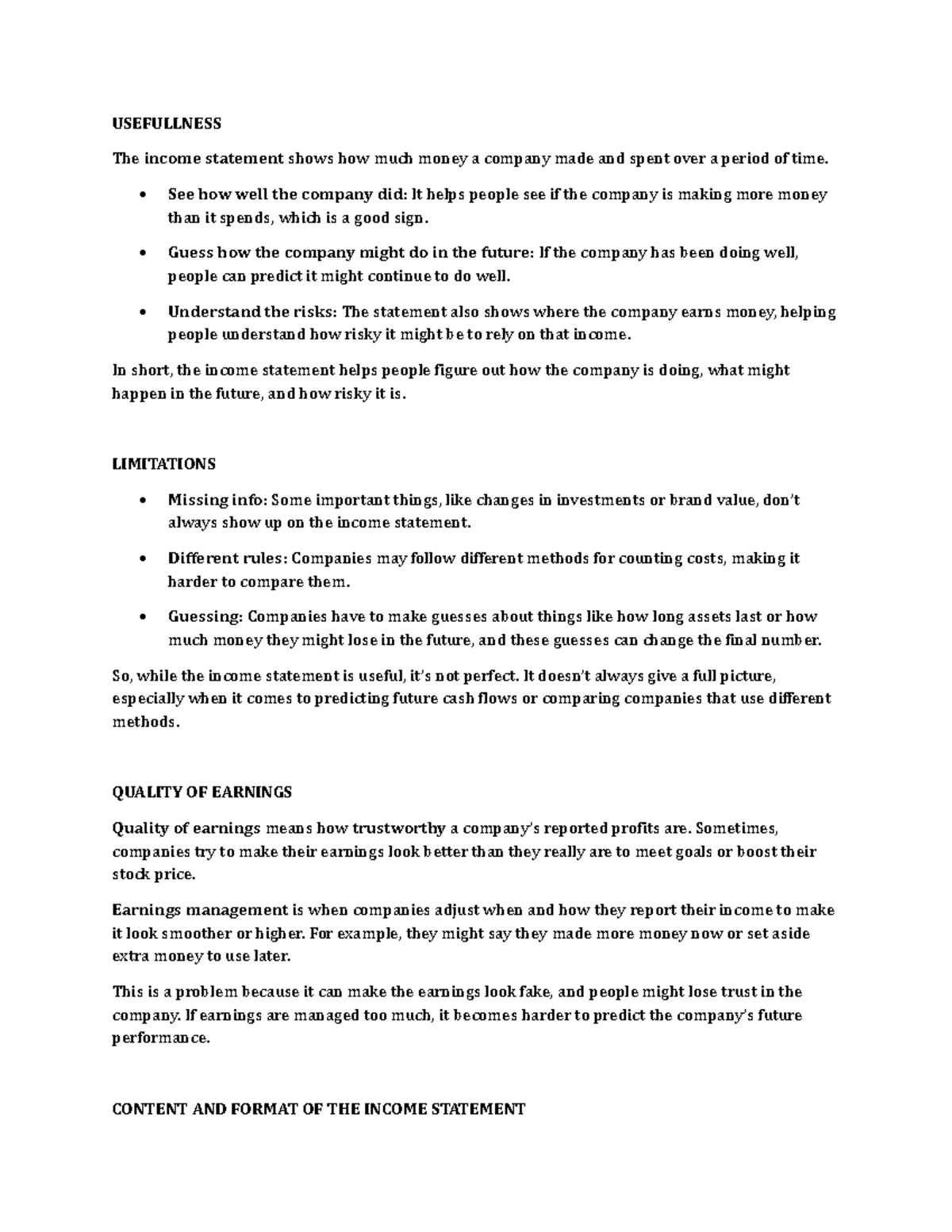 Income Statement Analysis: Understanding Profitability and Risks (CFAS ...