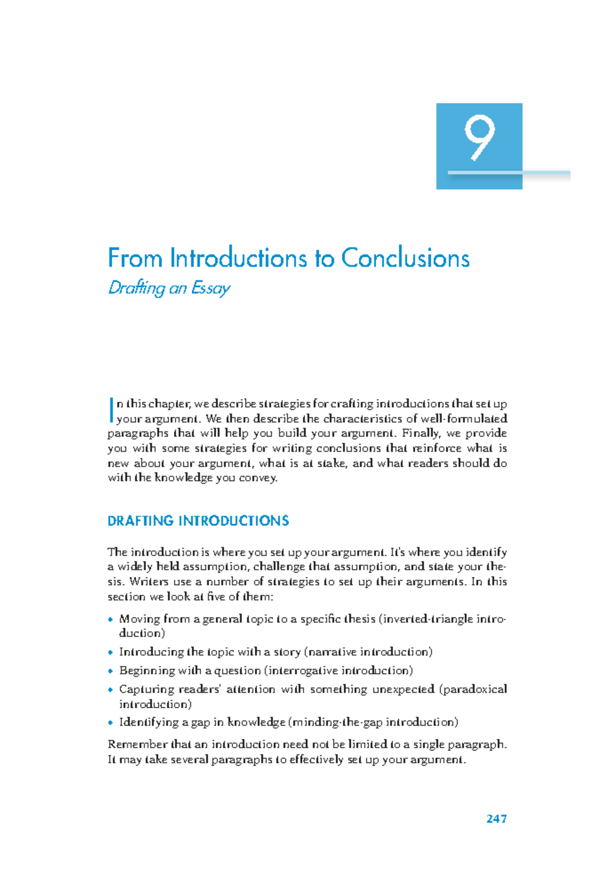 ENG 101: Drafting Introductions and Conclusions for Essays - Studocu