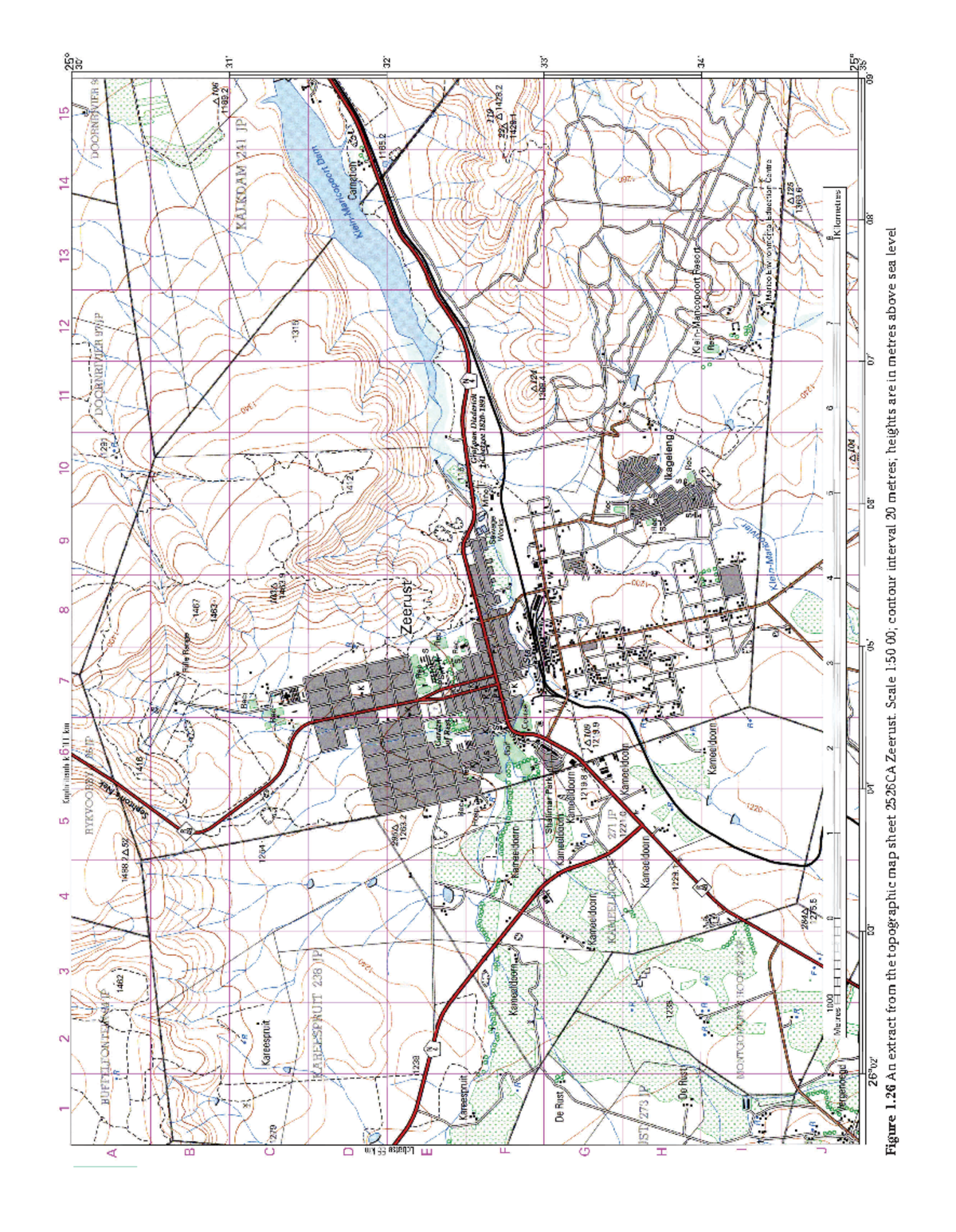 Focus geography G12 P24 - 24 Chapter 2: Topographic maps Figure 1. An ...