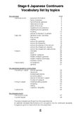 japanese continuers - Grade: 12 - New South Wales Higher School ...