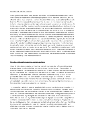 Responsibilities of First Officer on Scene - Andrea Street CJUST230_D07 ...