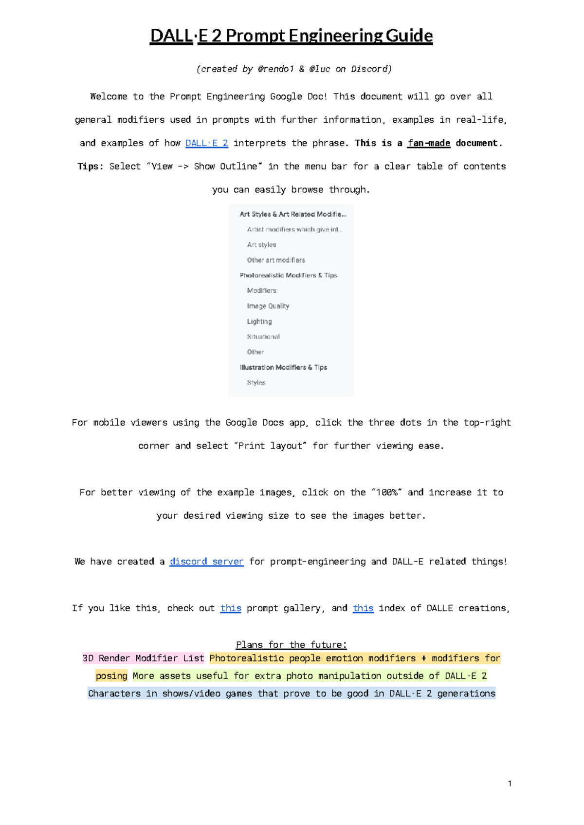 DALL E 2 Prompt Engineering Guide: Tips & Modifiers for Success - Studocu