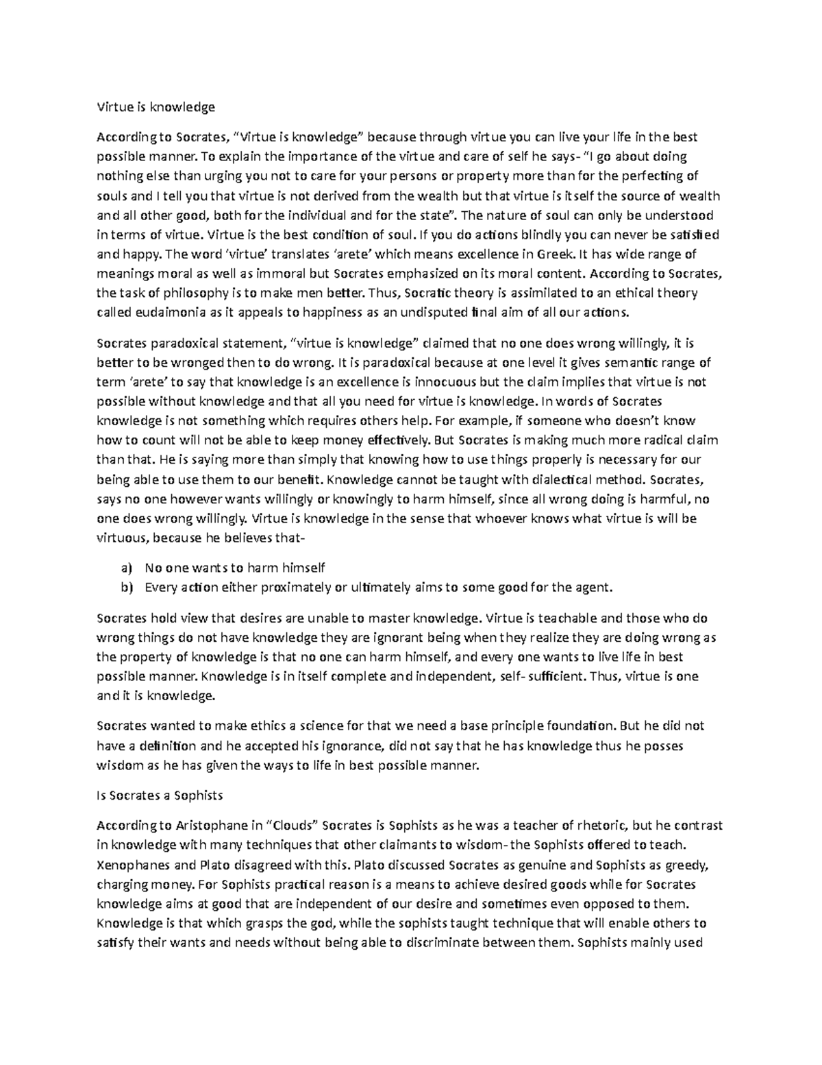 Socrates on Virtue: Understanding Knowledge and Ethics in Philosophy ...