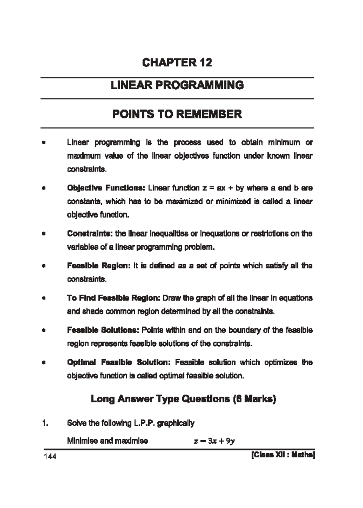 Linear Programming - Mathematics: Applications and Interpretation SL ...