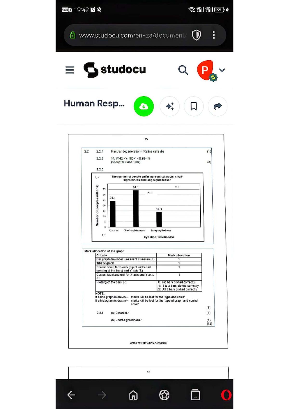 Human Eye Study: Investigating Vision and Pupil Response (Course Code ...