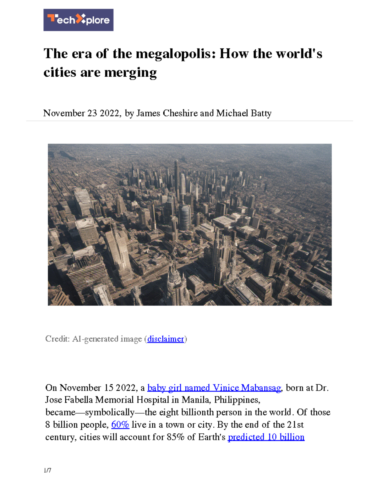 2022 11 era megalopolis world cities merging - The era of the megalopolis: How the world's ...
