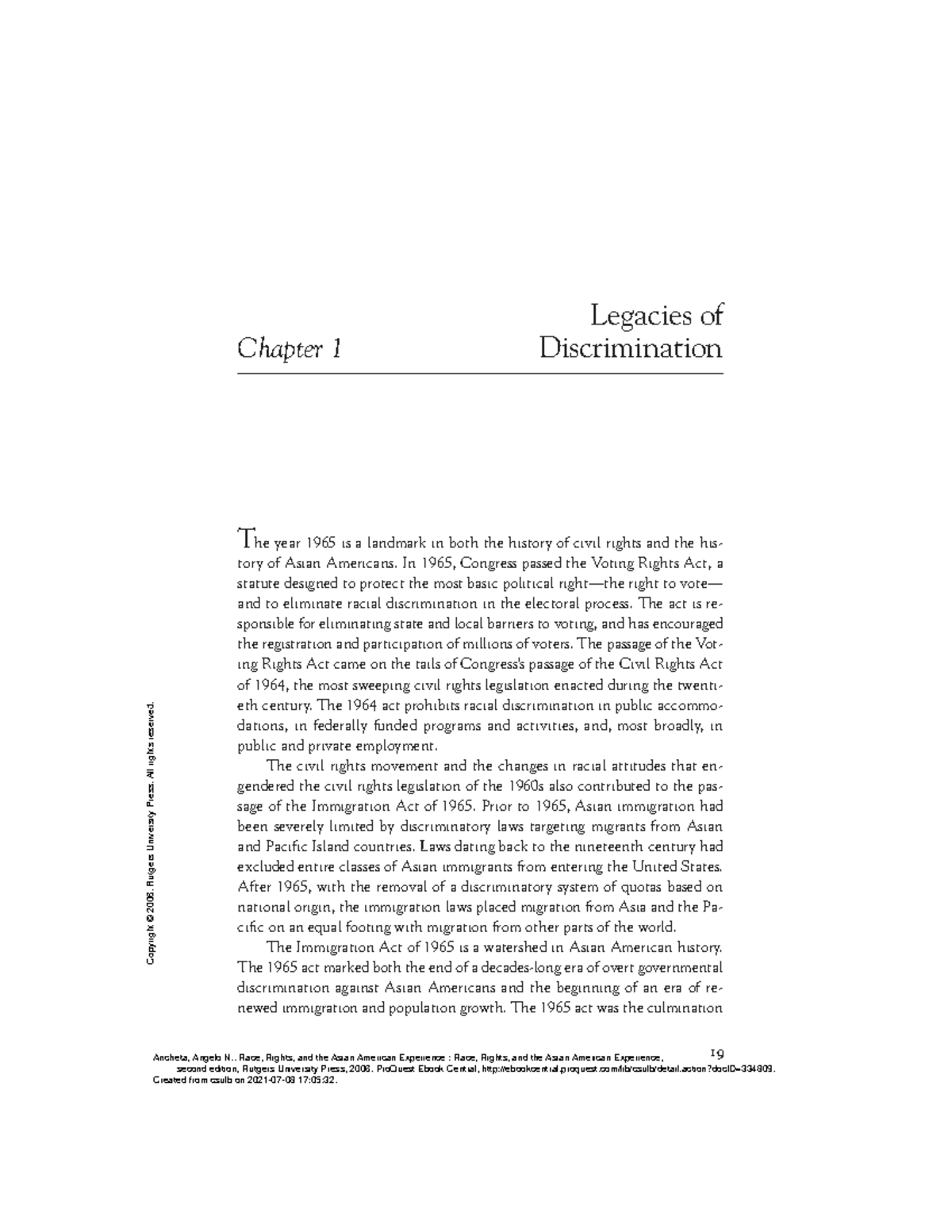 Legal Discrimination & Asian American Rights: A Historical Perspective ...