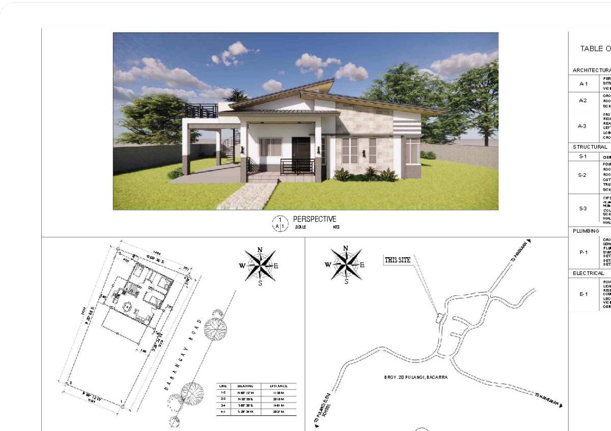 Site Development Plan for One-Storey Residential Building (BRGY 20 ...