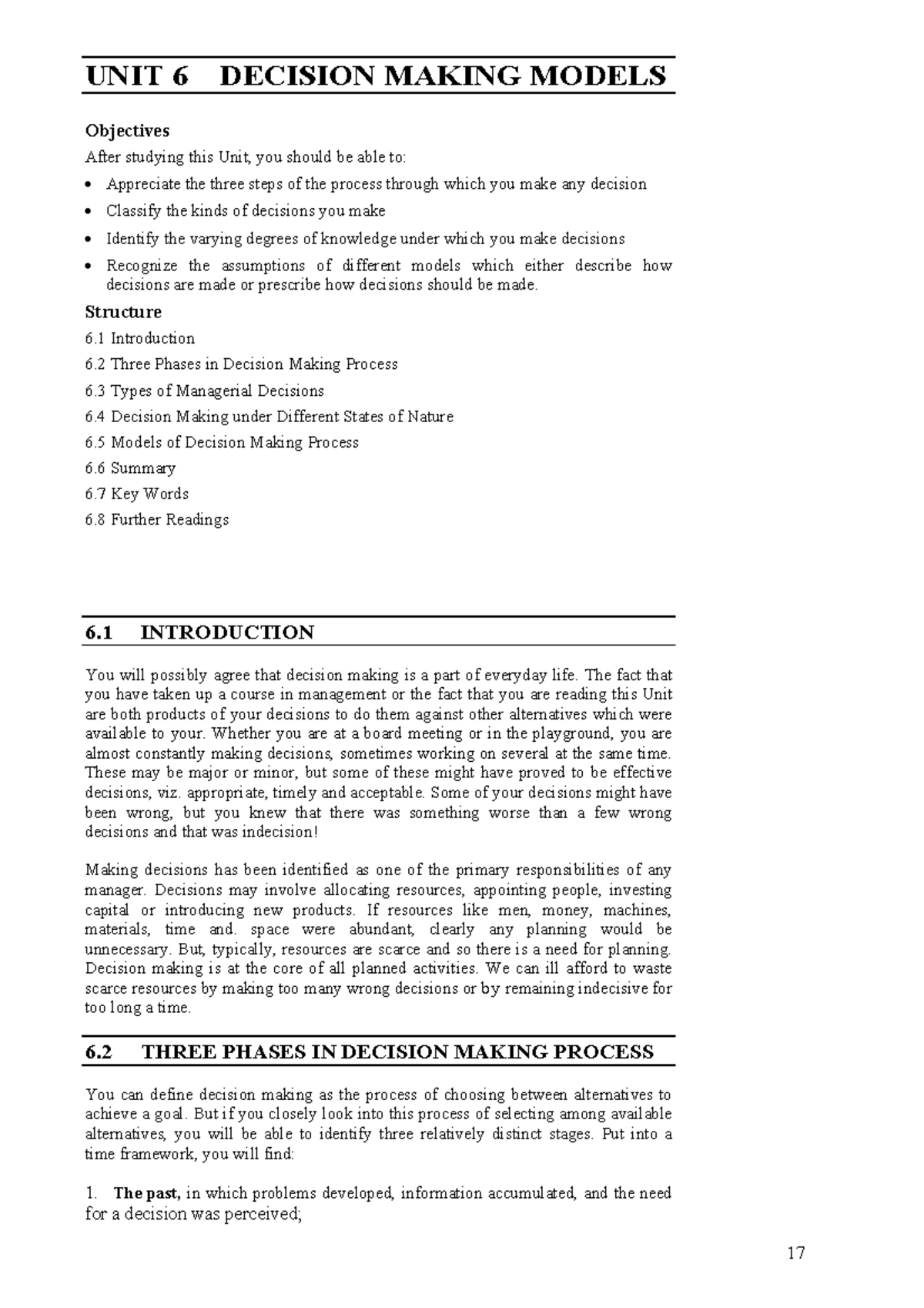 Decision Making Models: Understanding Processes and Types - Studocu
