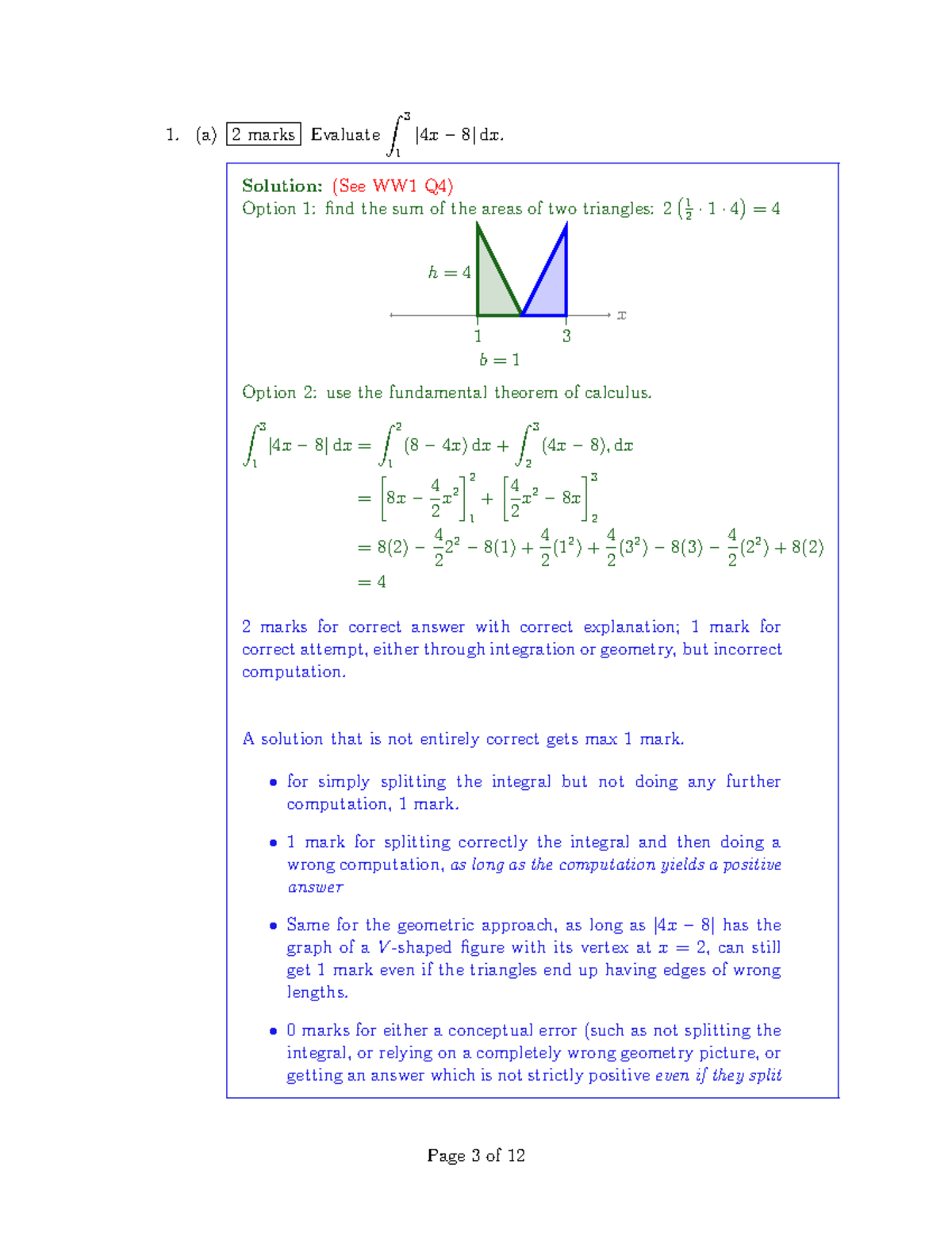 MT 101 2026 - Solutions for Evaluation and Integration Problems - Studocu