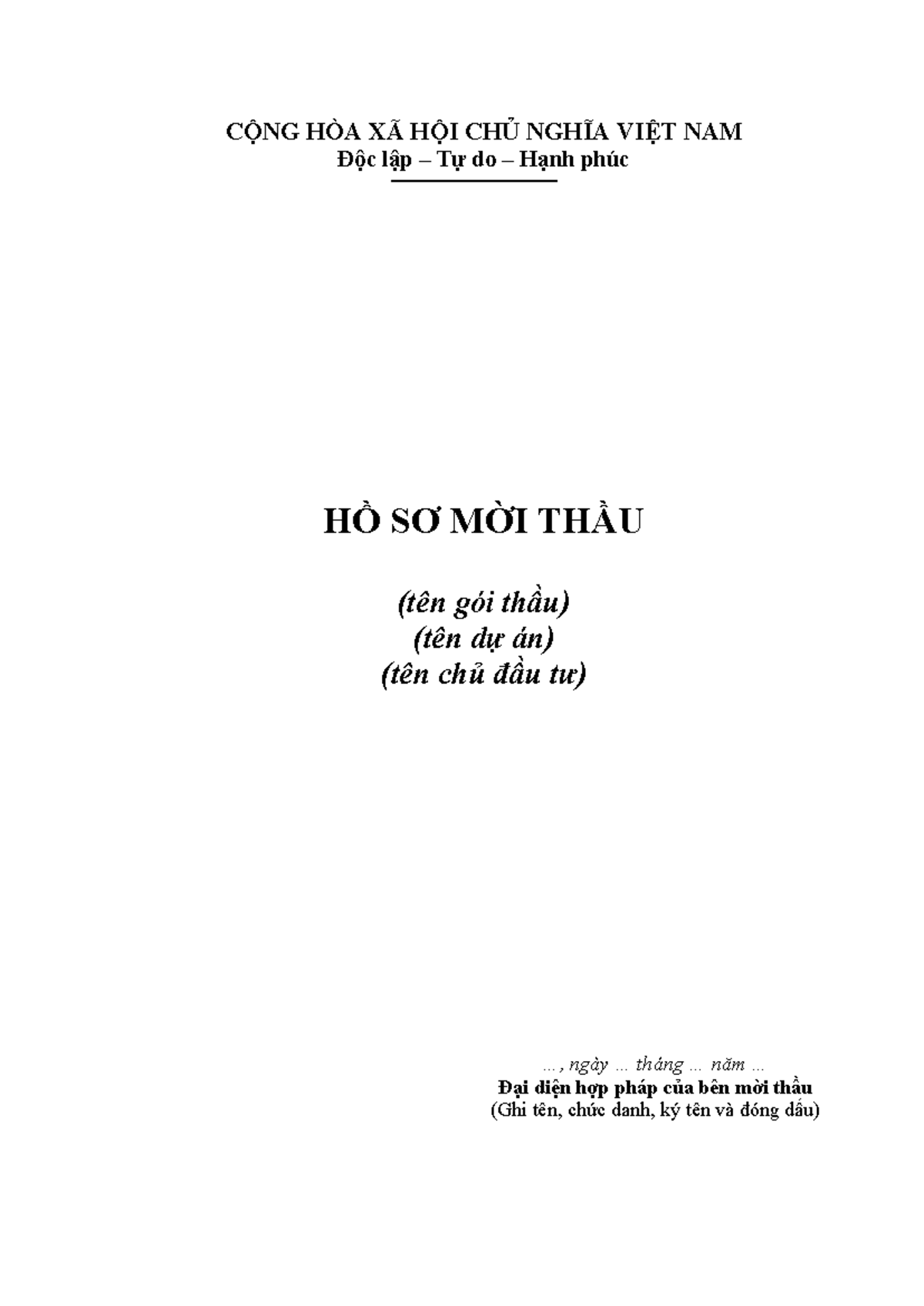 9.BM-HO SO MOI THAU - ho so moli thau - CỘNG HÒA XÃ HỘI CHỦ NGHĨA VIỆT ...