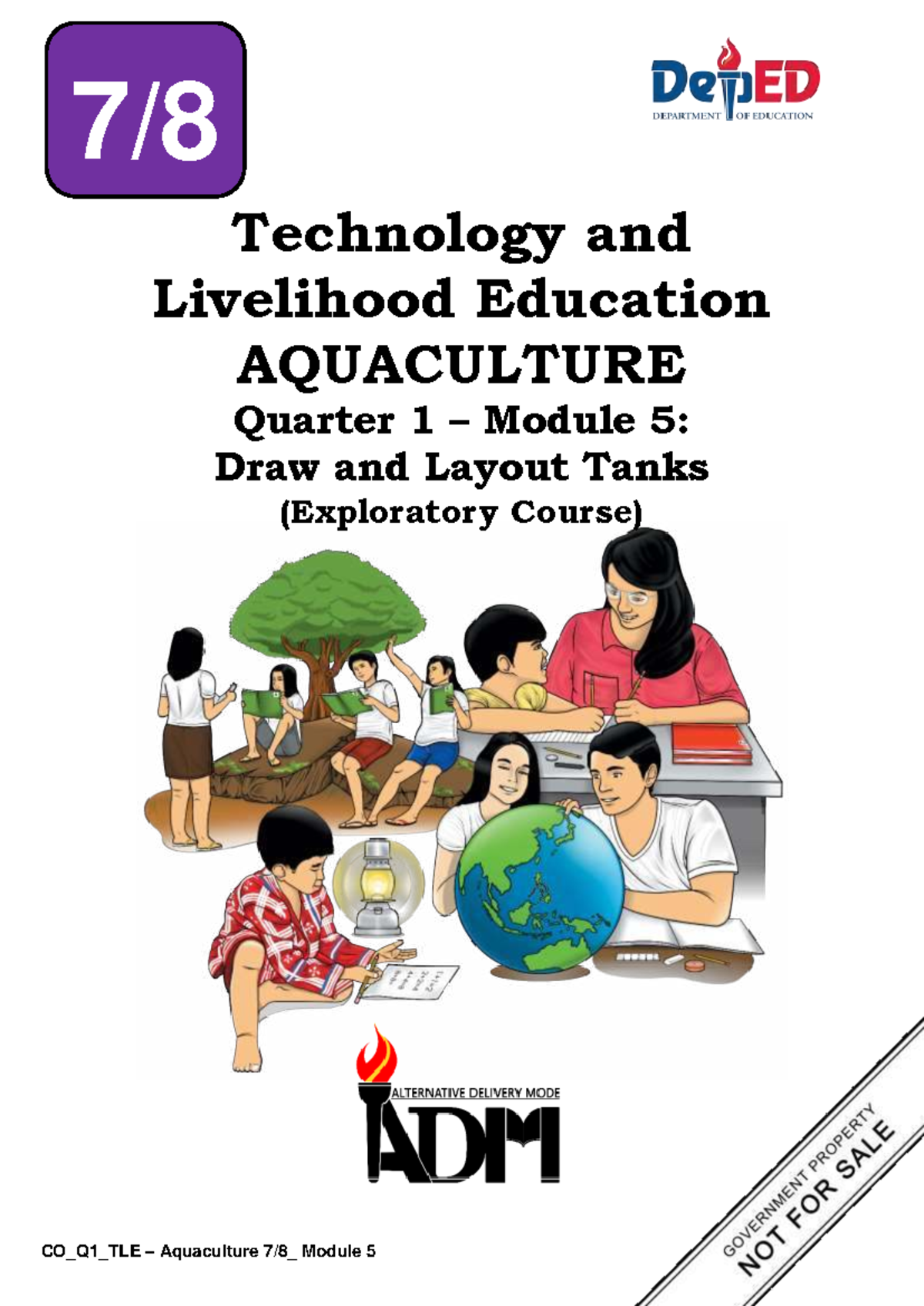 TLE Aquaculture CO_Q1 Module 5: Designing and Drawing Fish Tanks - Studocu