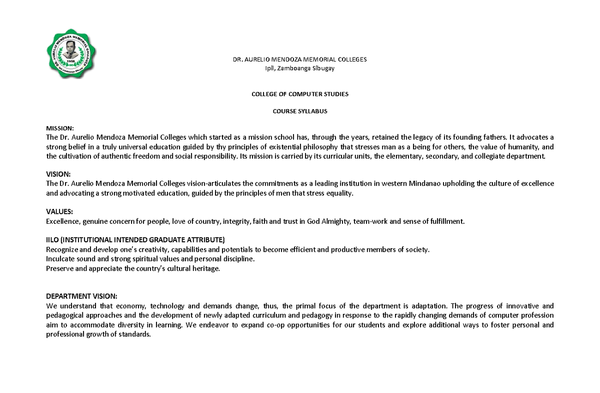 CCS Discrete Structure 1 Course Syllabus & Exam Guide - Studocu
