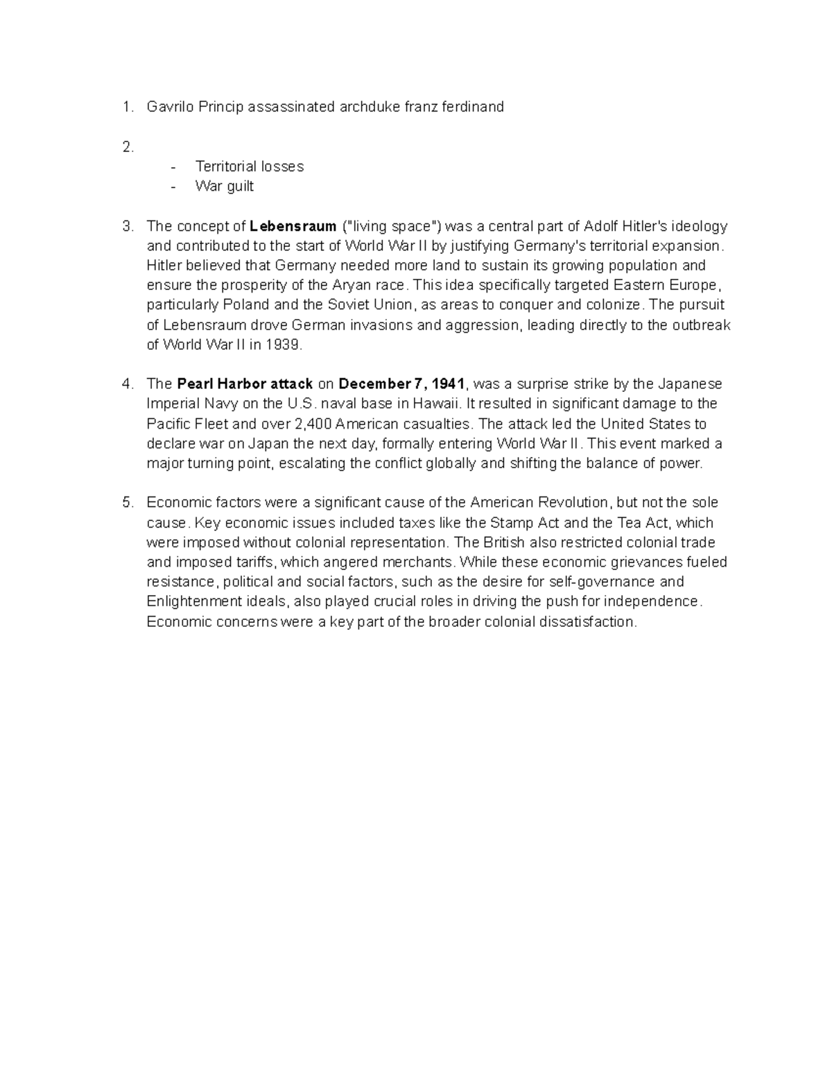 Gavrilo Princip & the Impact of His Assassination on WWI Causes - Studocu