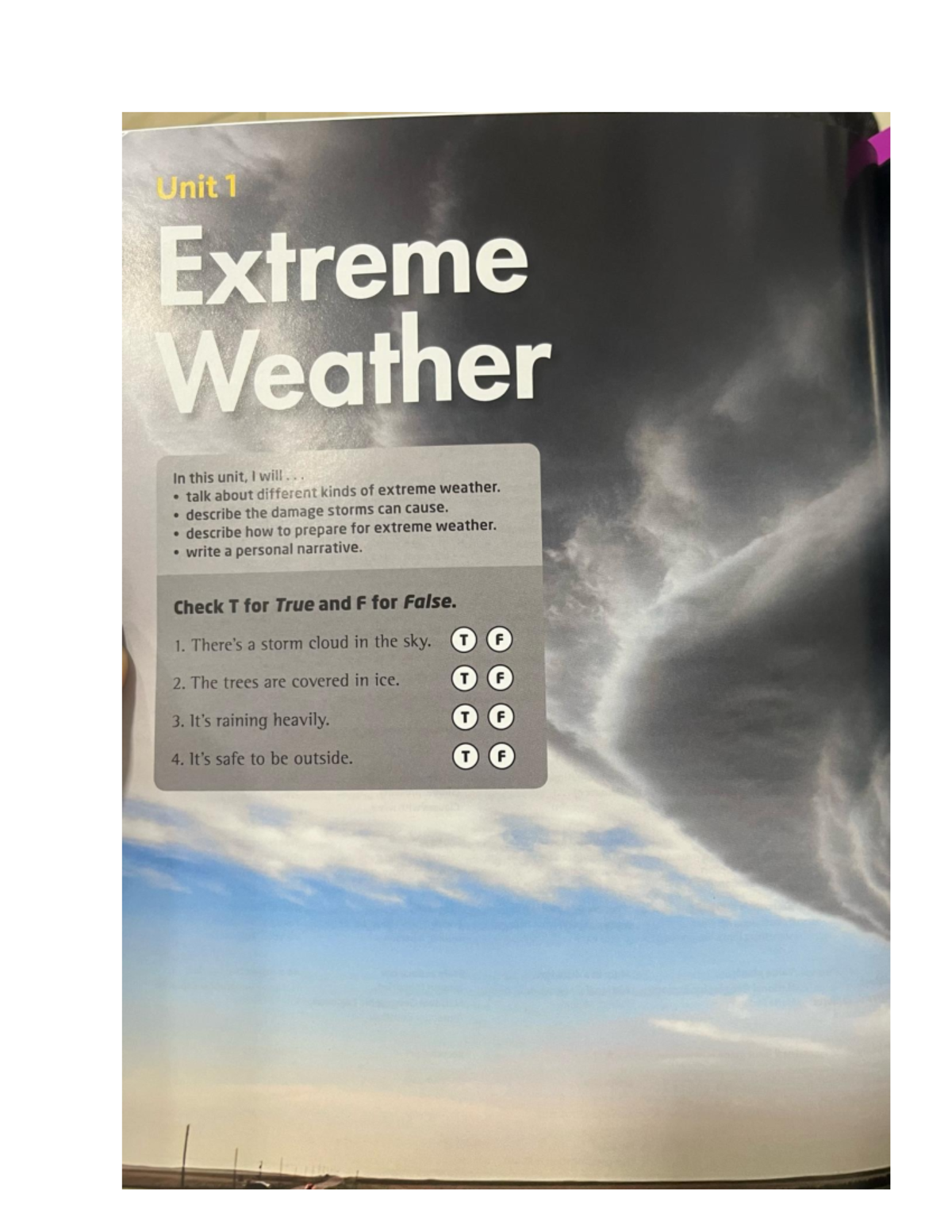 Steps wk 1 - Unit Extreme Weather In this unit, I will talk about ...