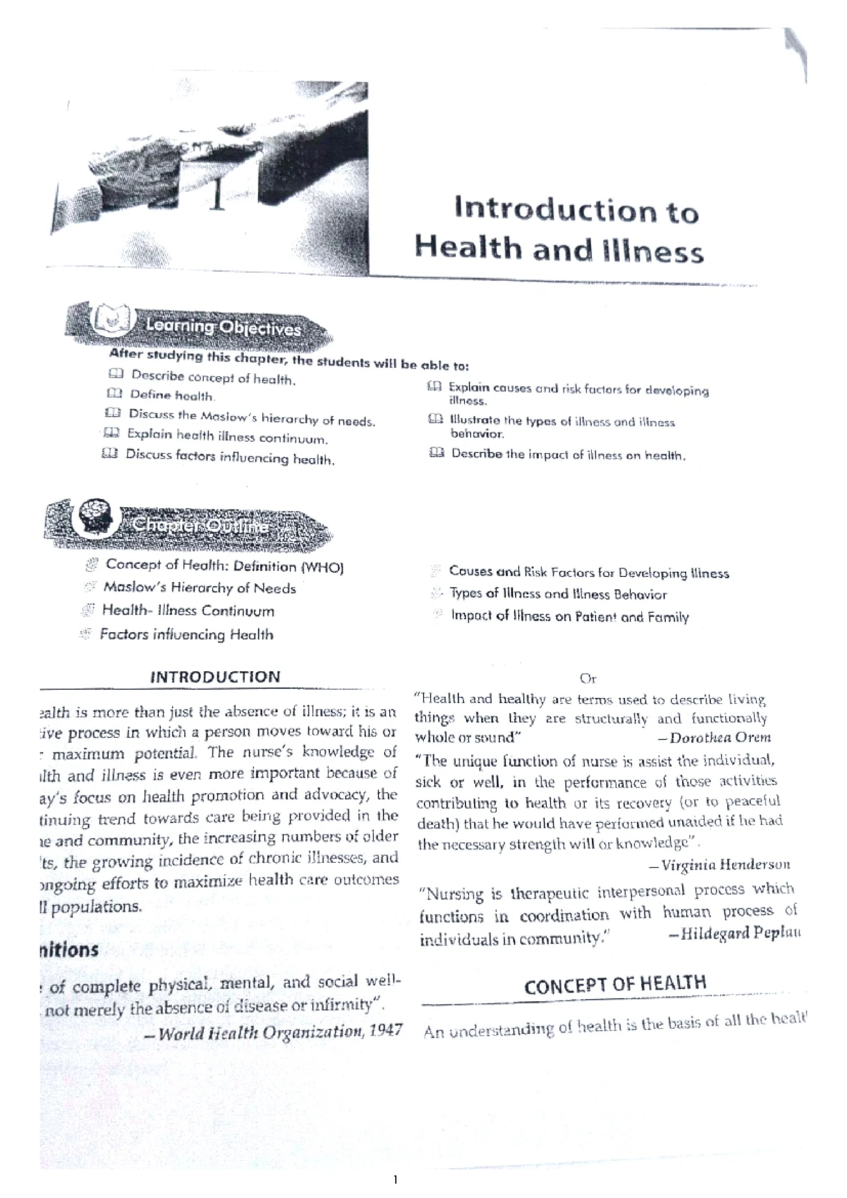 Health and Hygiene - This notes are related to first year bsc nursing ...