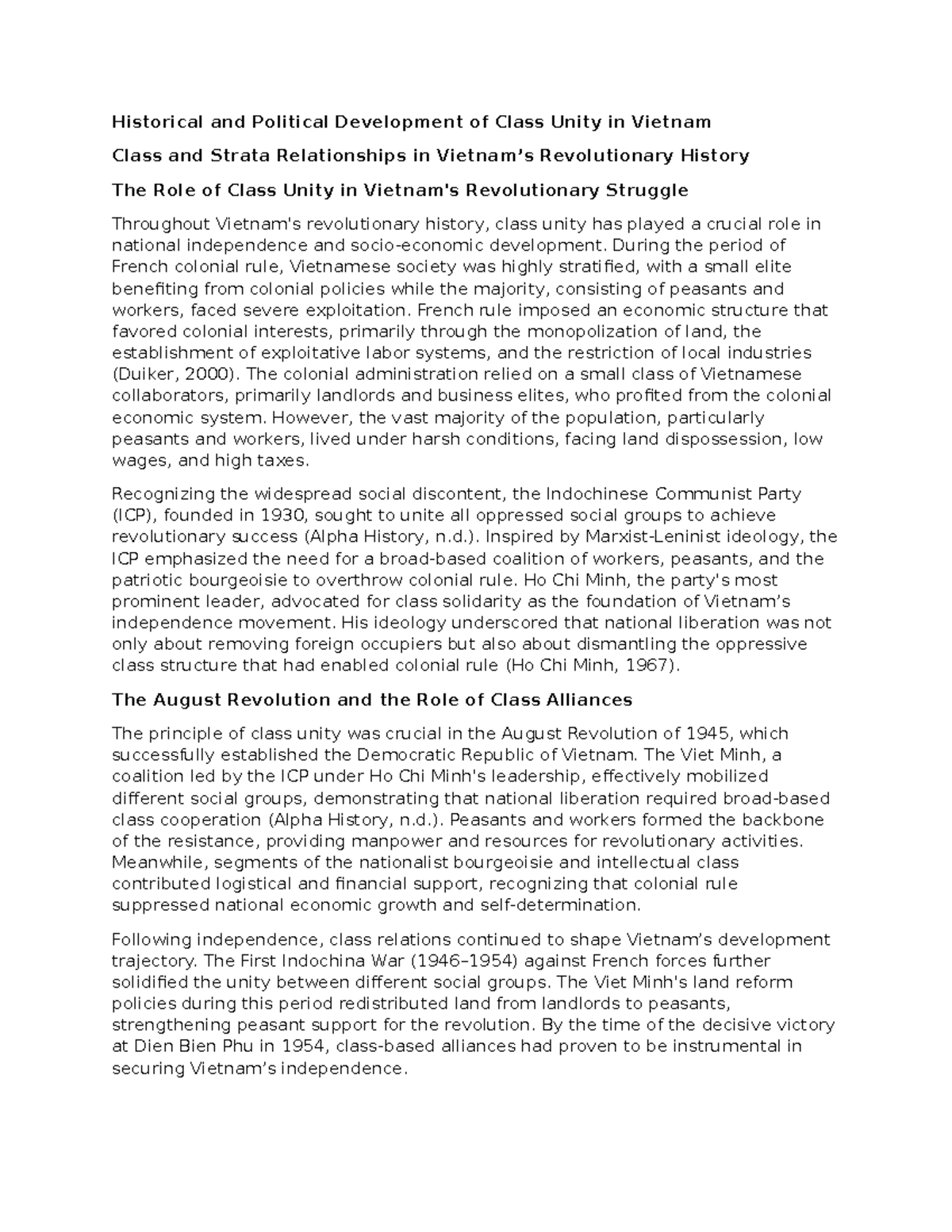 [02-15] The Evolution of Class Unity in Vietnam's Revolutionary History ...