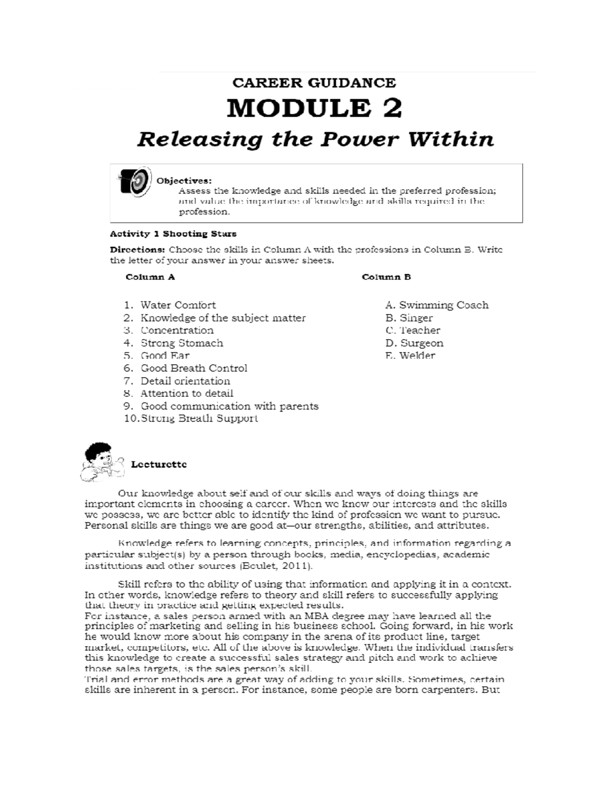 CGP- Module-2 - CGP Grade 11 Module 2 - Reading Materials - Studocu