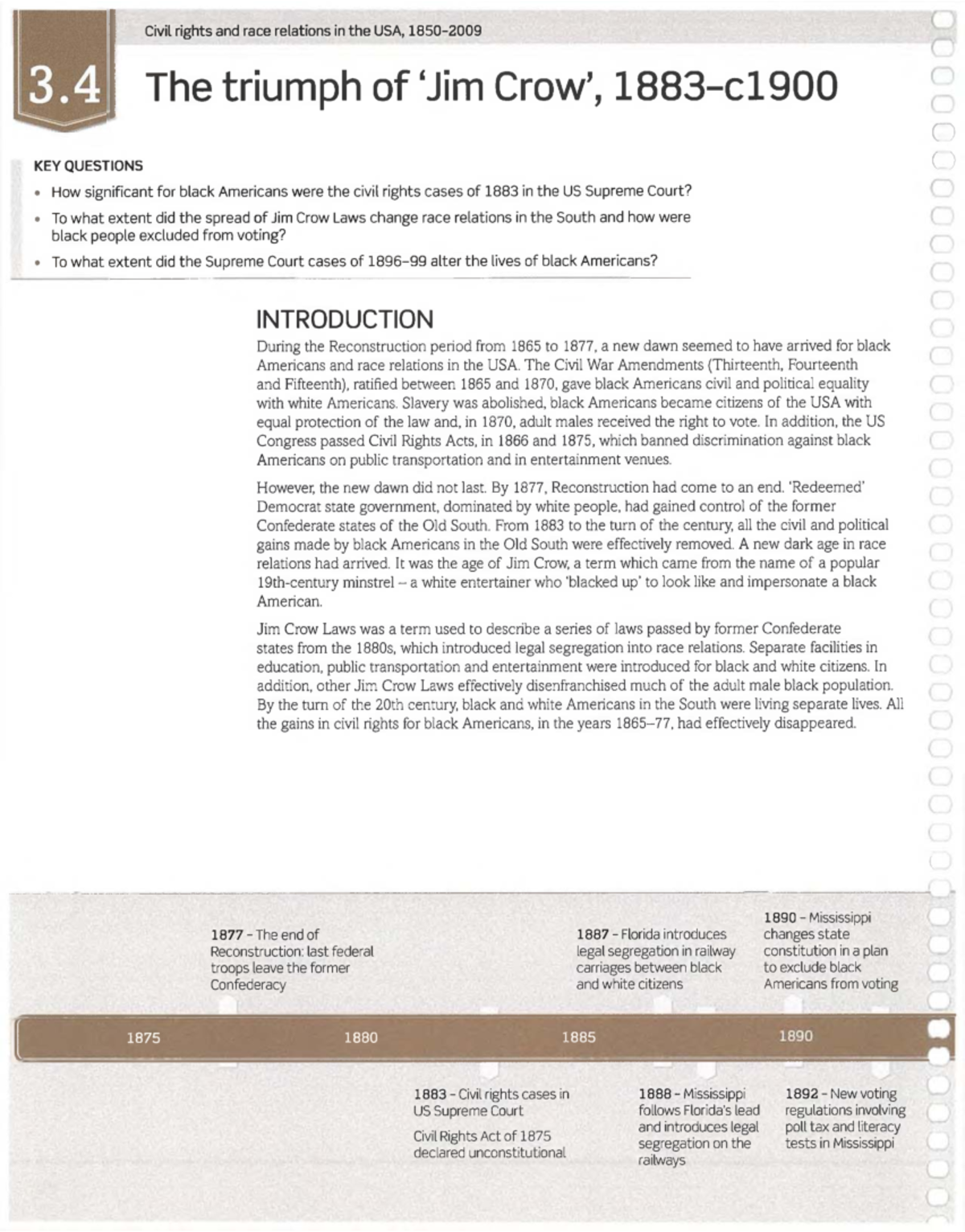 Civil Rights Cases of 1883: Impact on Black Americans and Jim Crow Laws ...