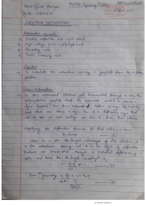 Sonometer Lab Manual - Sonometer Aim: To study the vibrational modes of ...