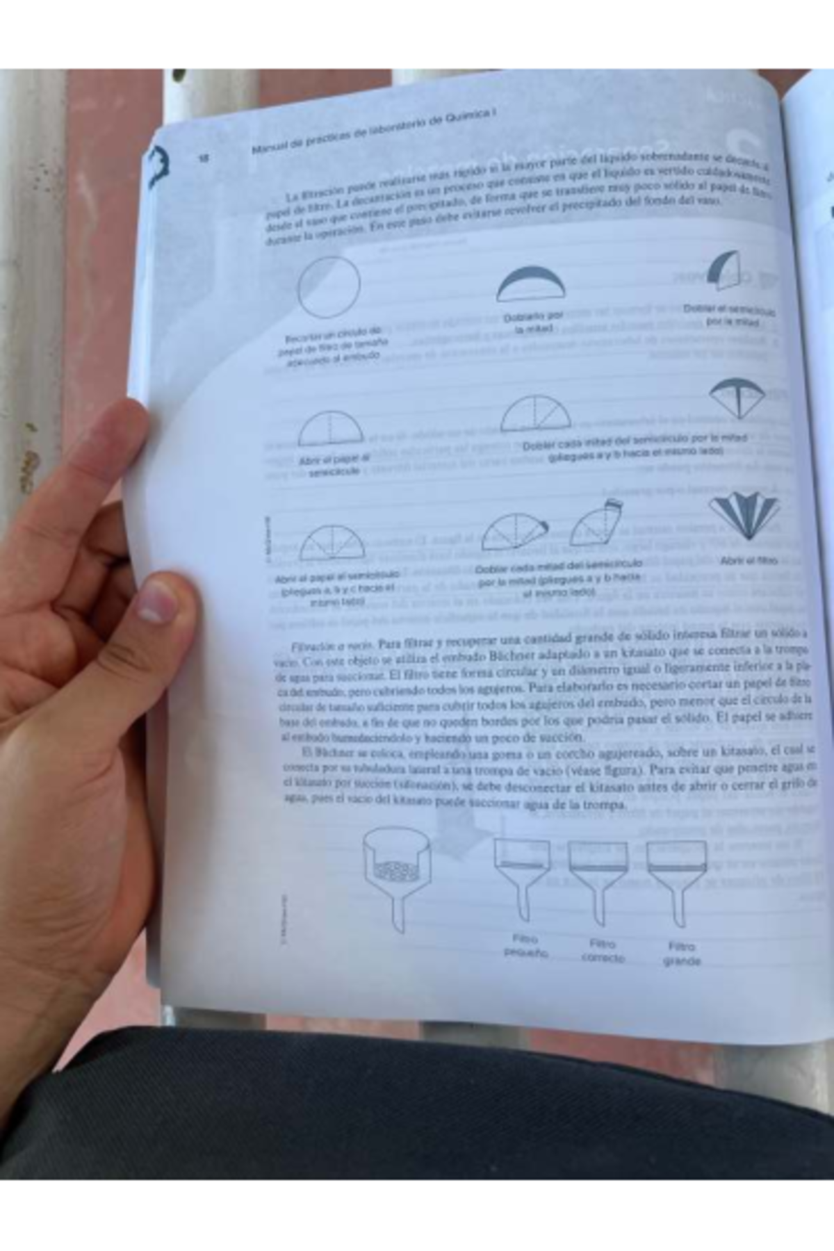 Manual de Prácticas de Laboratorio de Química I: Filtración y ...