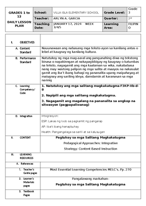 Tagalog Lesson Guide 3 Transitioning - LESSON GUIDE 3: TRANSITIONAL ...