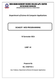 Web Programming - BCA604 - Studocu
