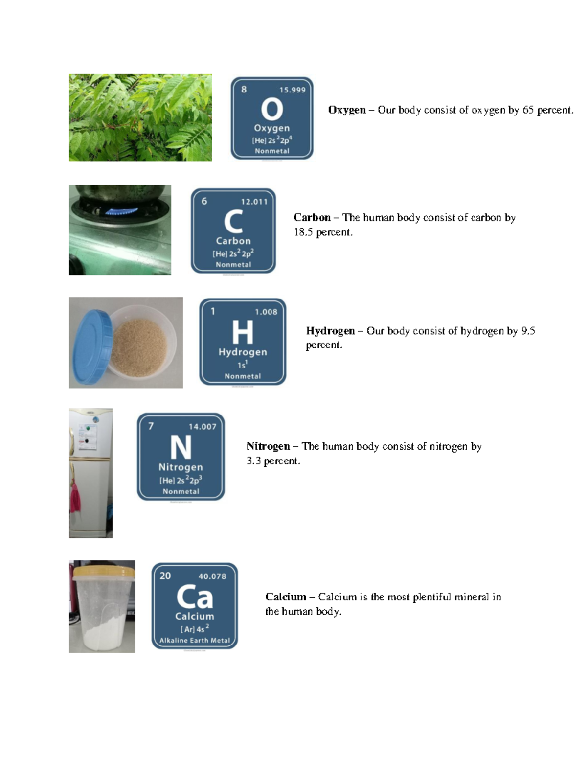 Chemistry of Essential Elements in the Human Body (Holy Chem) - Studocu