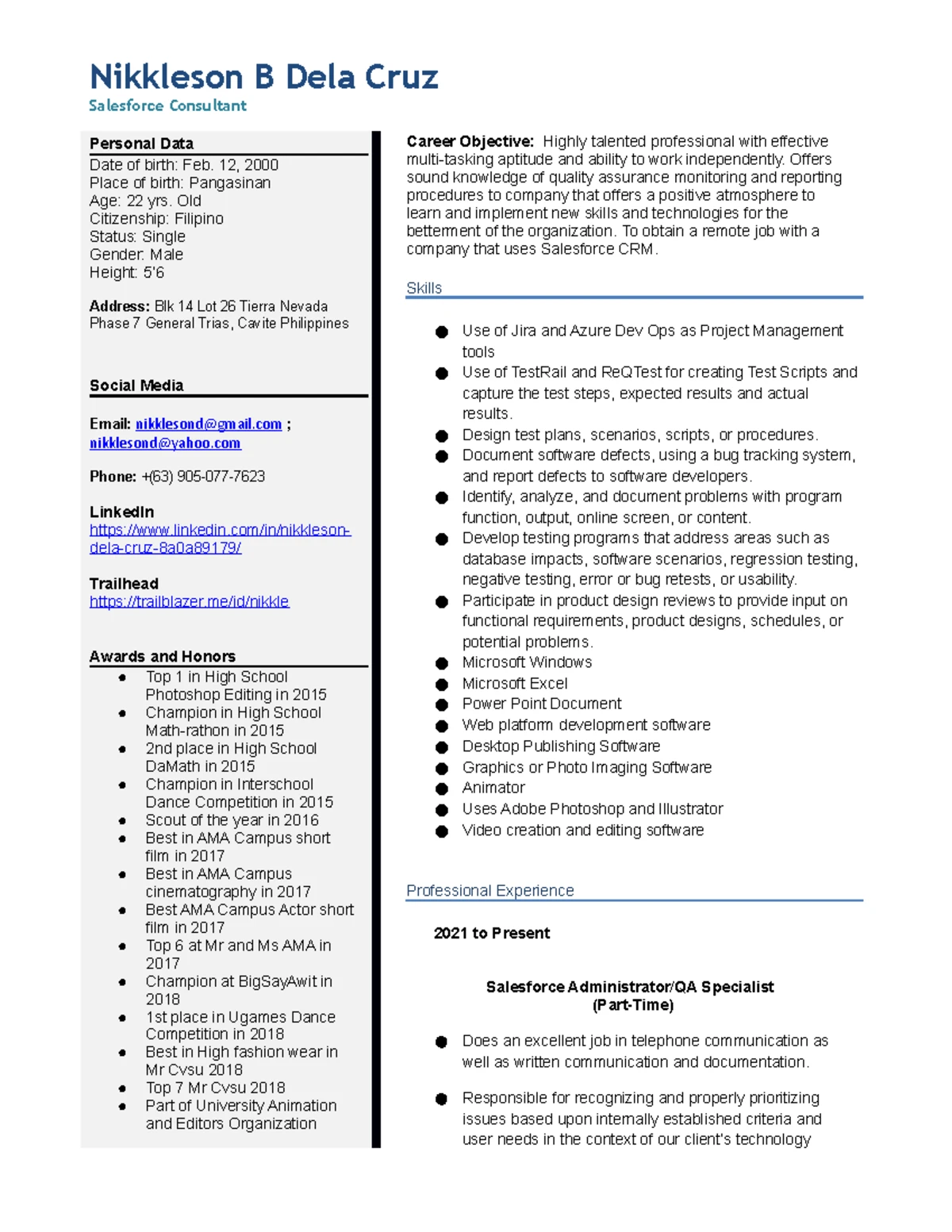 Chapter 3 Example Capstone - 3 Methodology - This section must contain ...