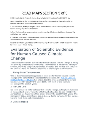 D199 Task 2 Physical and Huma geo - D199 Physical and Human Geography ...