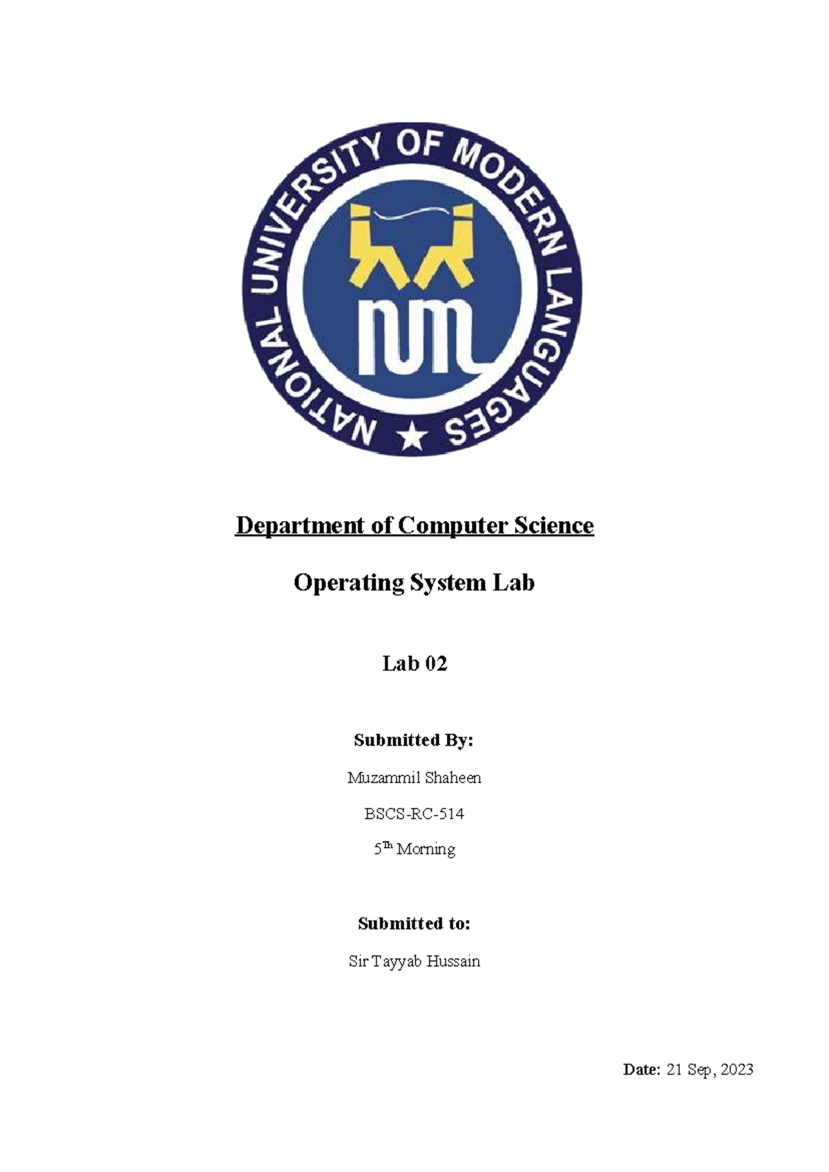 OS-LAB-02: Basic Linux Commands and File Management in Ubuntu - Studocu