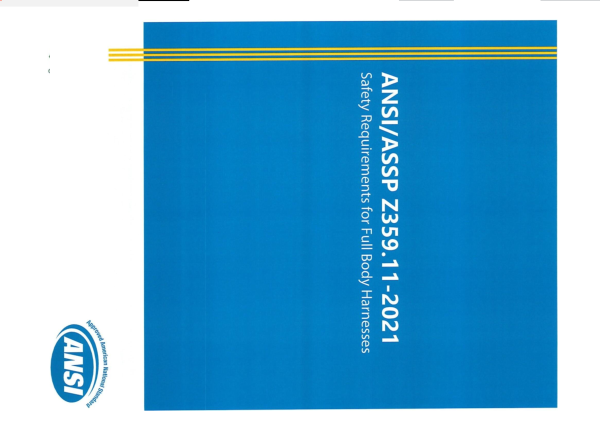 Norma ANSI Z359.11-2021: Seguridad en Protección Contra Caídas - Studocu