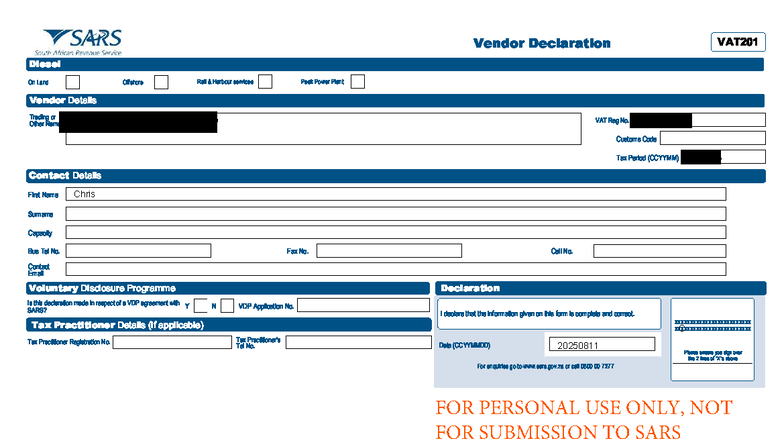 VAT201 Complete - Practical Notes for Personal Use Only - Studocu