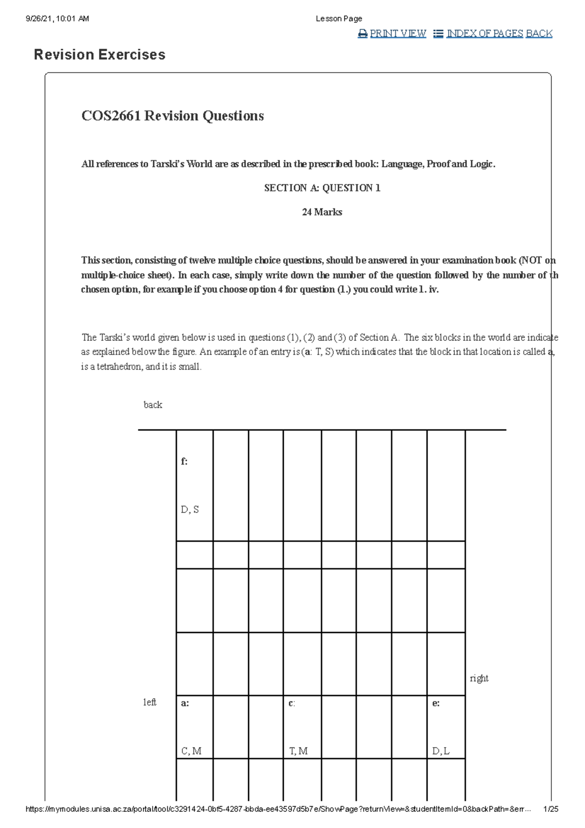 COS2661 Revision Exam Questions and Answers - Studocu