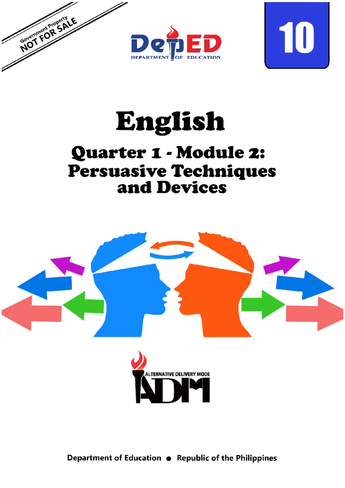 English 10 Q1 Mod2: Understanding Persuasive Techniques and Devices ...