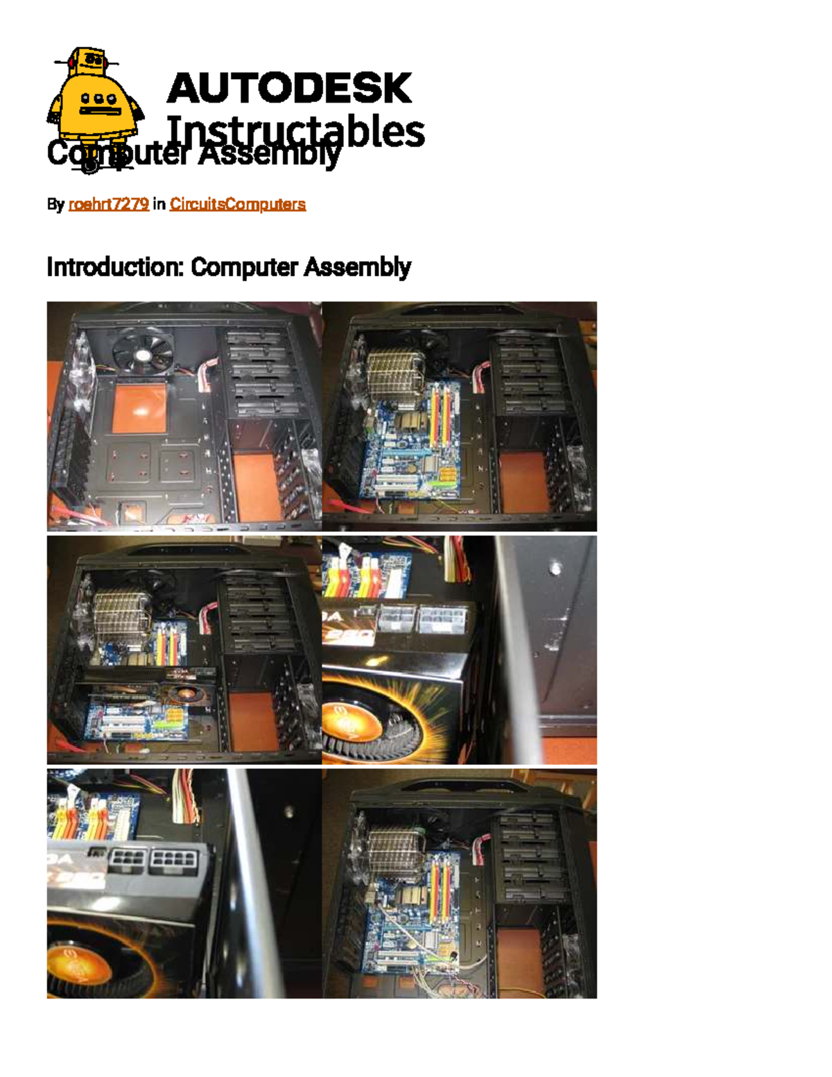 Computer Assembly Guide: 13 Steps to Build Your PC (roehrt7279) - Studocu