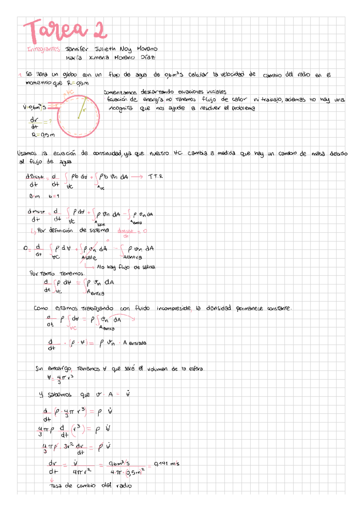 Notes 241204 225036 - Ejercicios fluidos IQ - Tarea 2 Integrantes ...