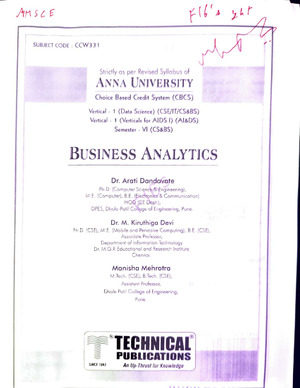 AL3461 ML LAB Manual Updated NEW - EX.NO Implementation of FIND_S algorithm AIM: To Implement ...